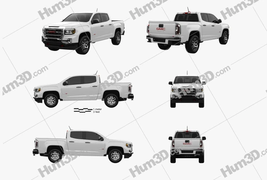 GMC blueprints Download in PNG - 3DModels.org