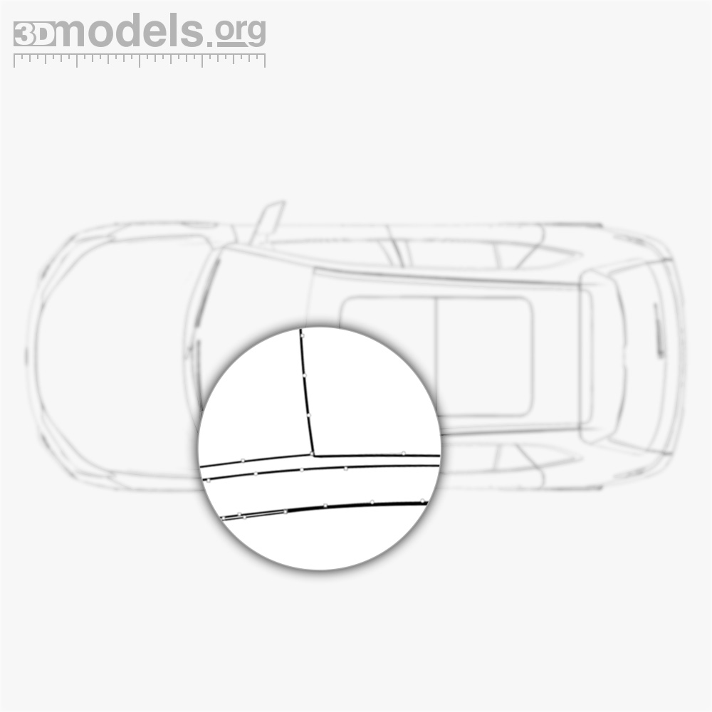 Geely Galaxy E5 2025 Vector Blueprint - 3DModels.org