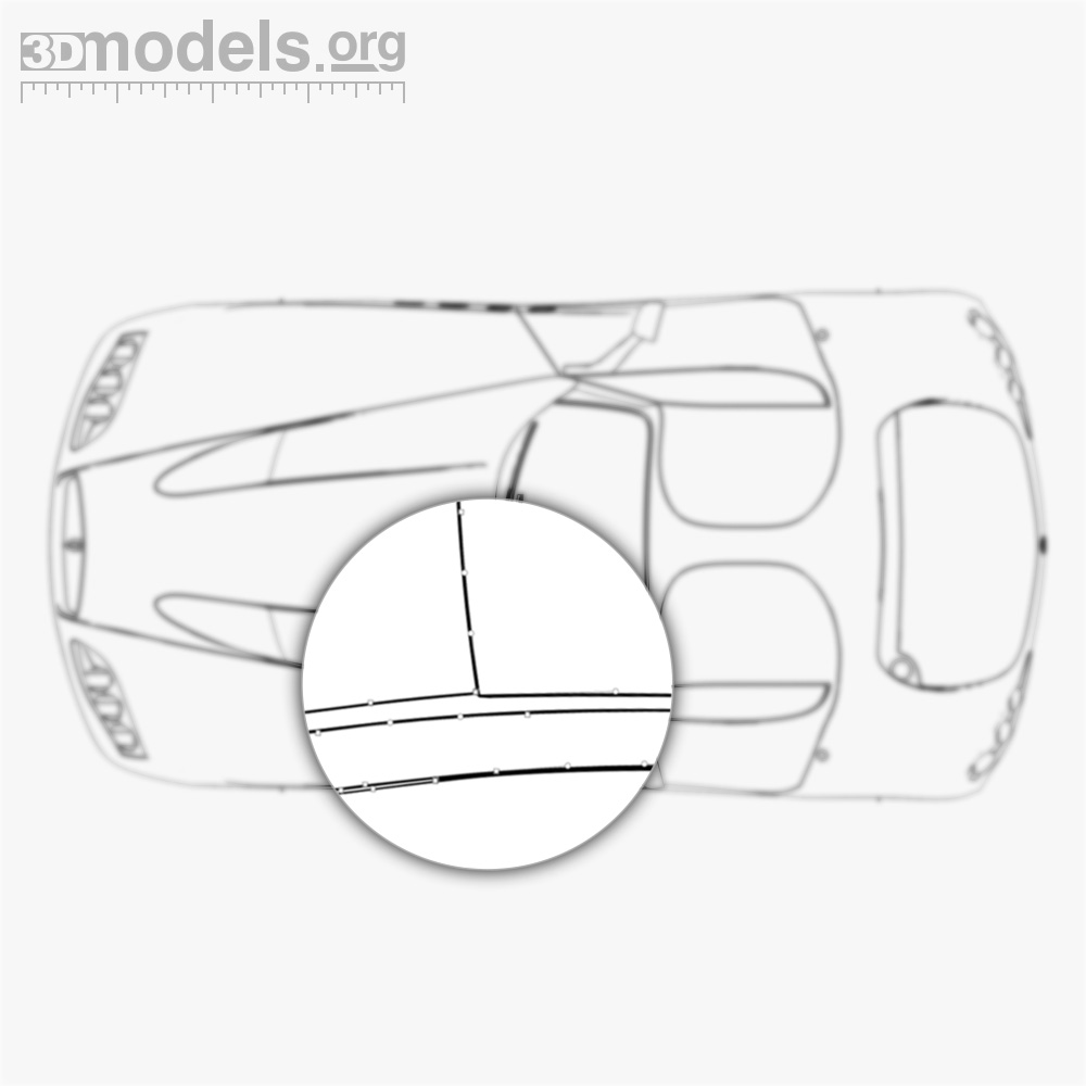 Gillet Vertigo 5 2015 Vector Blueprint - 3DModels.org