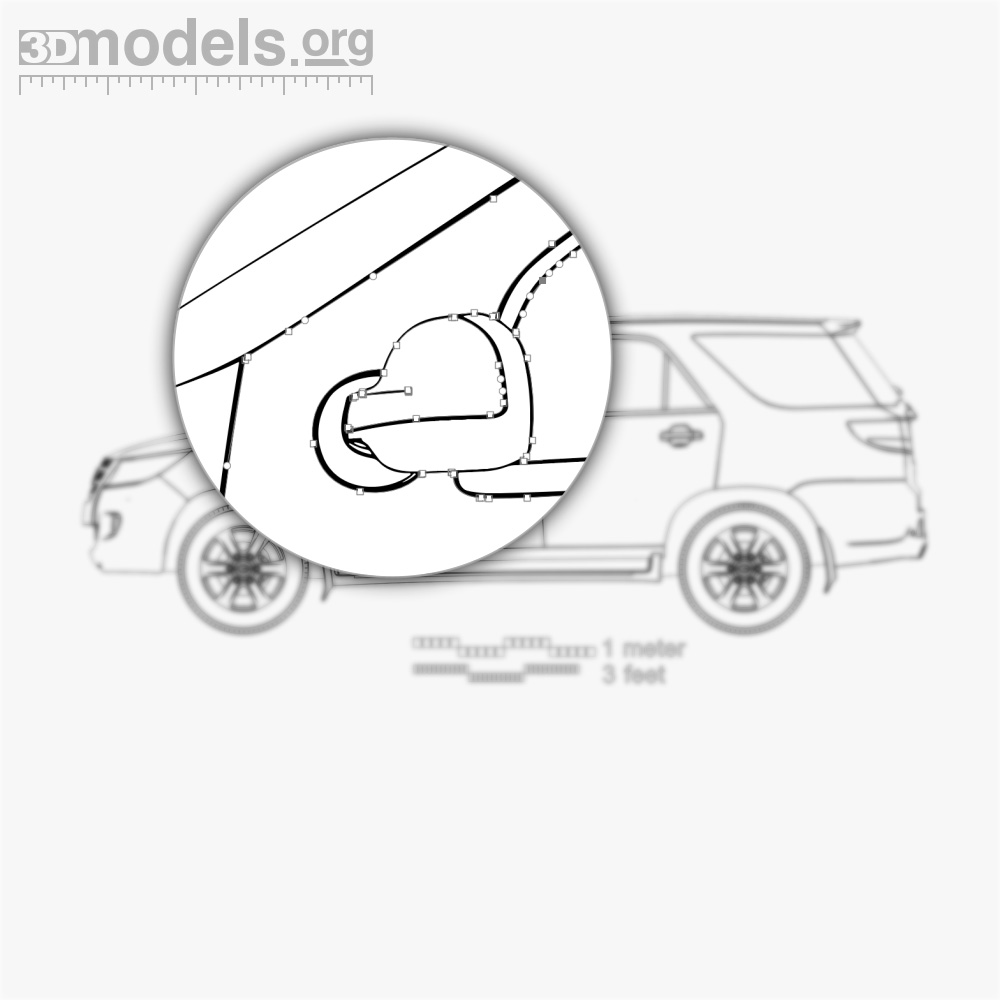 Gonow G5 2015 Vector Blueprint - 3DModels.org