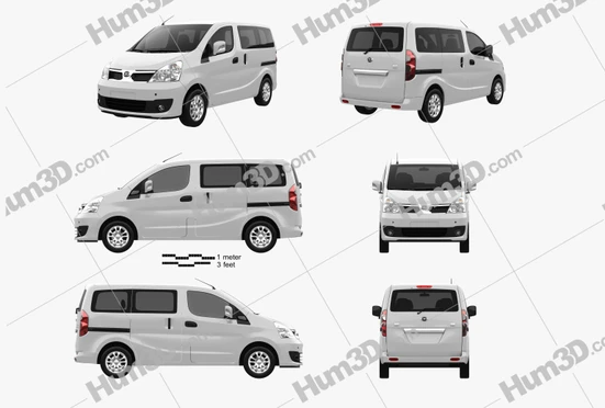 Gonow blueprints Download in PNG - 3DModels.org