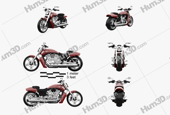 Harley-Davidson blueprints Download in PNG - 3DModels.org