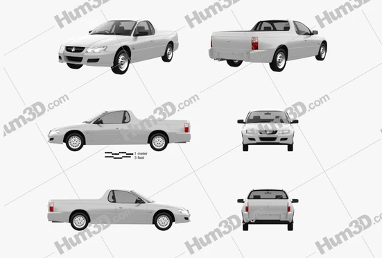 Holden blueprints Download in PNG - 3DModels.org