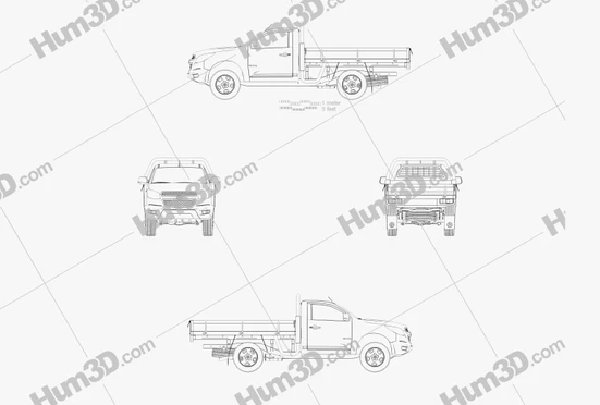 Holden blueprints Download in PNG - 3DModels.org