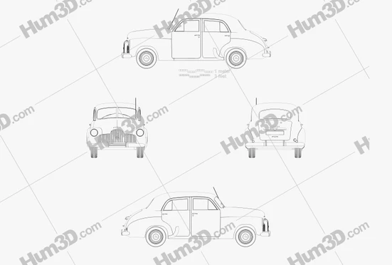Holden blueprints Download in PNG - 3DModels.org