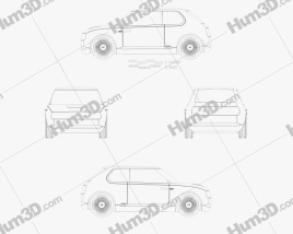 Lamborghini V12 Vision Gran Turismo 2021 Blueprint - 3DModels.org