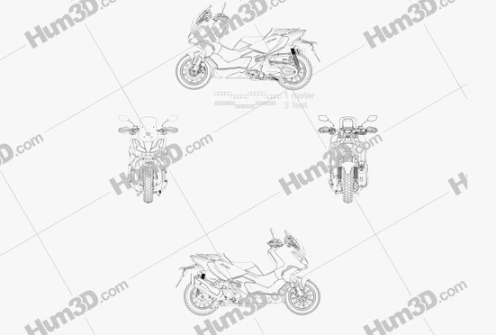 Motorcycle Blueprints – Download Accurate High-Resolution Drawings ...