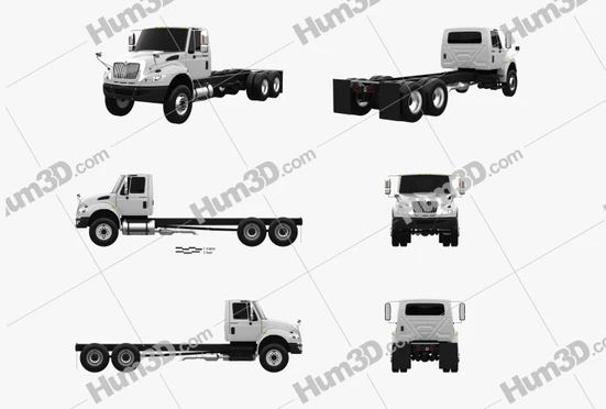 International truck blueprints Download in PNG - Page 3 - 3DModels.org