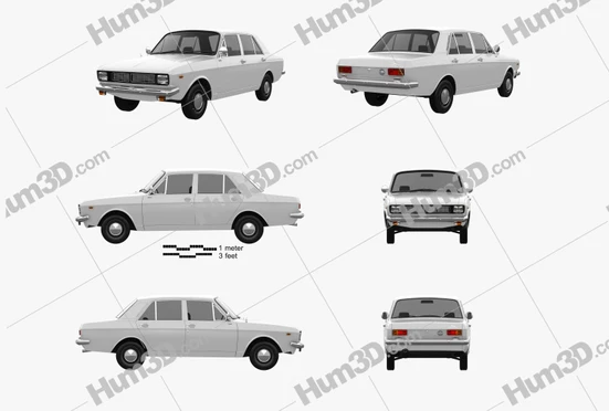 Iran Khodro blueprints Download in PNG - 3DModels.org