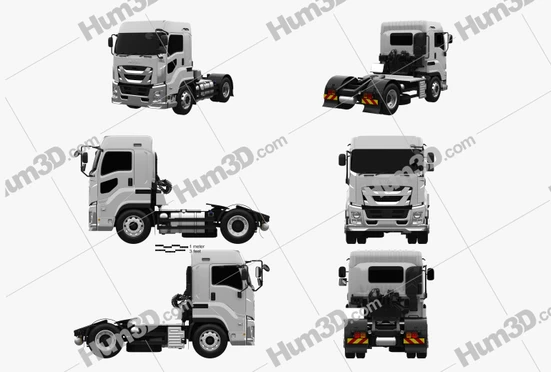Isuzu blueprints Download in PNG - 3DModels.org