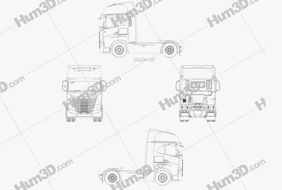 Truck Blueprints – Download Accurate High-Resolution Drawings ...