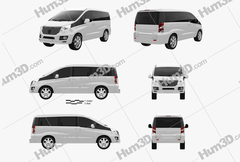 JAC Refine IV 2014 Blueprint Template - 3DModels.org