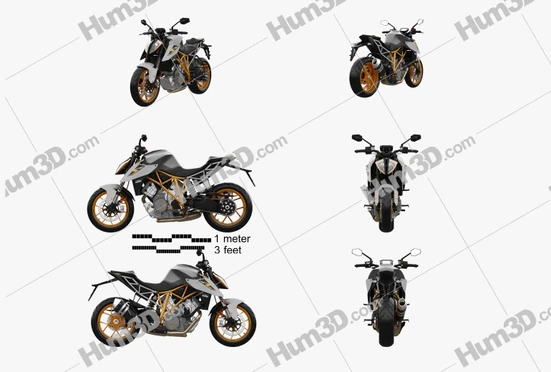 KTM blueprints Download in PNG - 3DModels.org