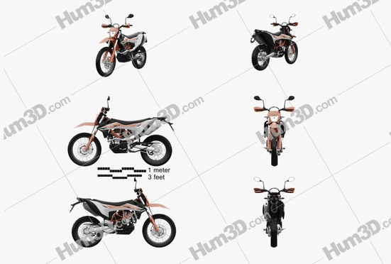 KTM blueprints Download in PNG - 3DModels.org