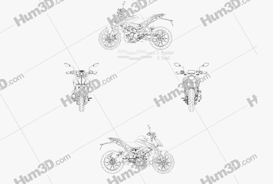 Motorcycle Blueprints – Download Accurate High-Resolution Drawings ...