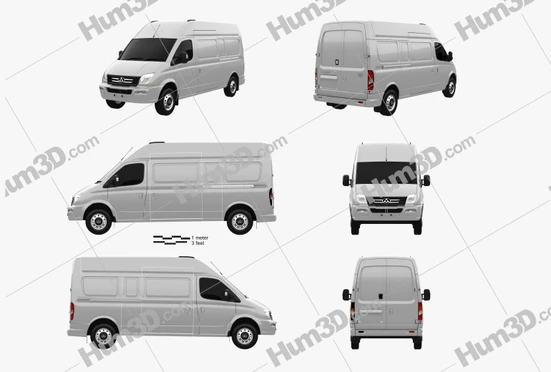 LDV blueprints Download in PNG - 3DModels.org