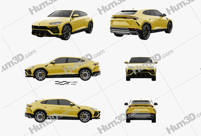 Lamborghini Urus Blueprint