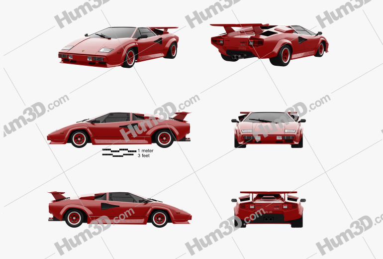 Lamborghini Countach Blueprints Lamborghini Countach Patent Print Auto