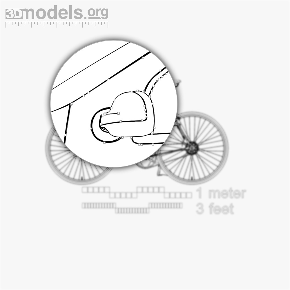 Legnano Roma 1948 Vector Blueprint - 3DModels.org