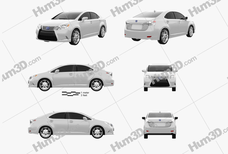 Lexus blueprints Download in PNG - Página 7 - 3DModels.org
