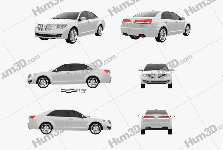 Lincoln blueprints Download in PNG - Página 2 - 3DModels.org