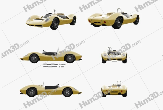 Lotus blueprints Download in PNG - 3DModels.org