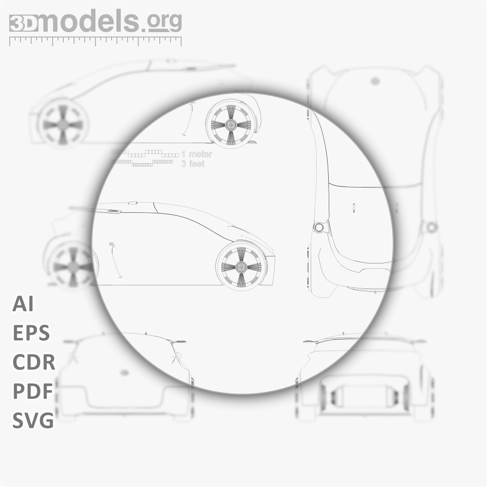MG Maze 2024 Vector Blueprint - 3DModels.org