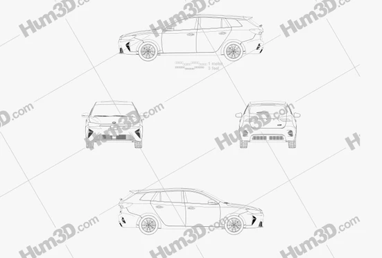 MG car blueprints Download in PNG - 3DModels.org