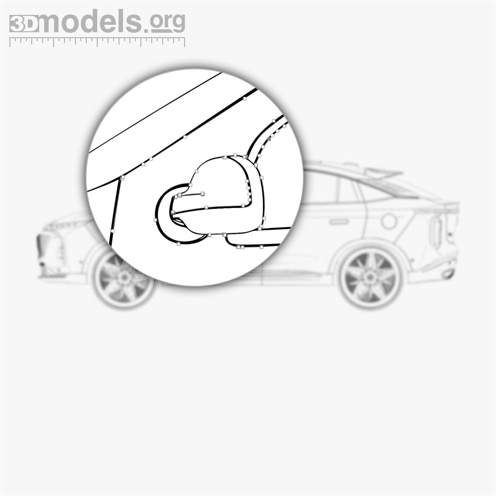 MG Whale 2025 Vector Blueprint - 3DModels.org