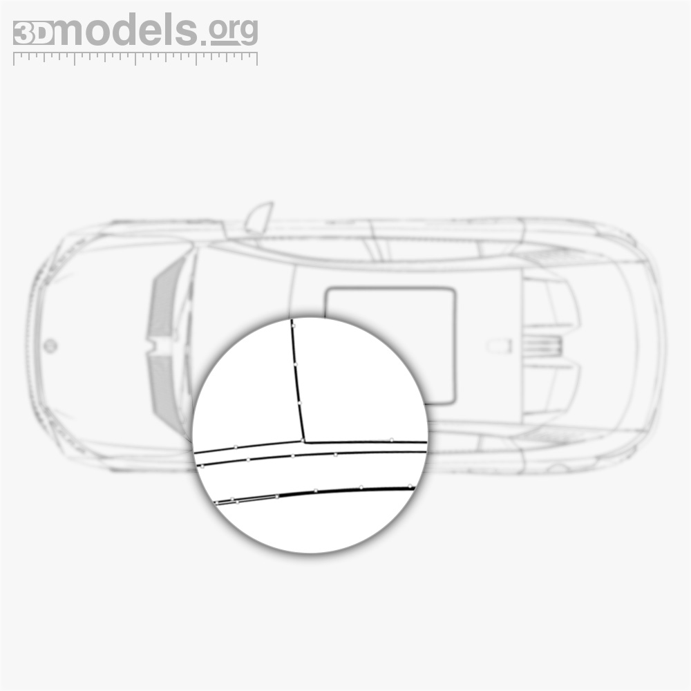 MG Whale 2025 Vector Blueprint - 3DModels.org