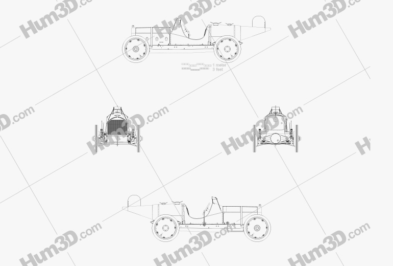 Marmon-Herrington Wasp 1909 도면 - 3DModels.org