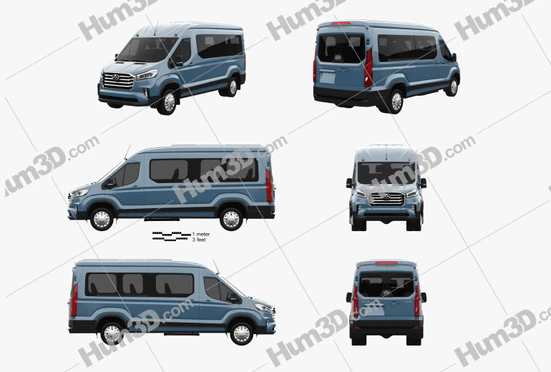 Maxus blueprints Download in PNG - 3DModels.org