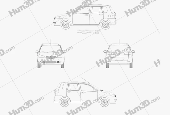 Download Blueprints of Vehicles, Accurate Drawings for 3D modeling ...