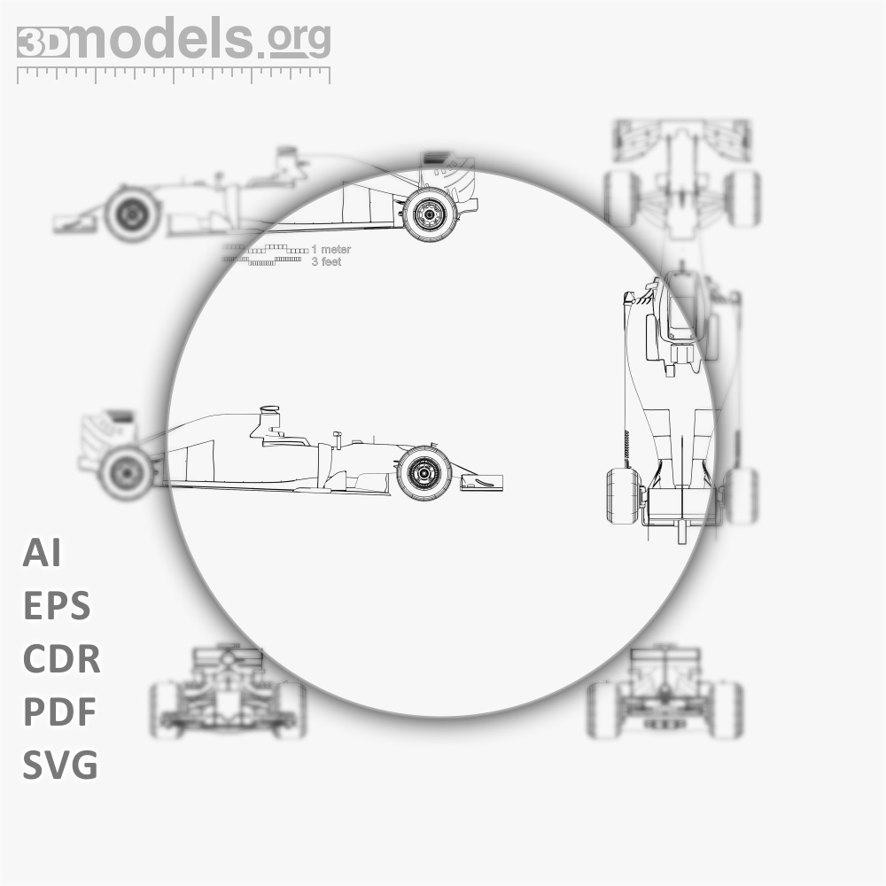 McLaren MP4-31 2016 Vector Blueprint - 3DModels.org