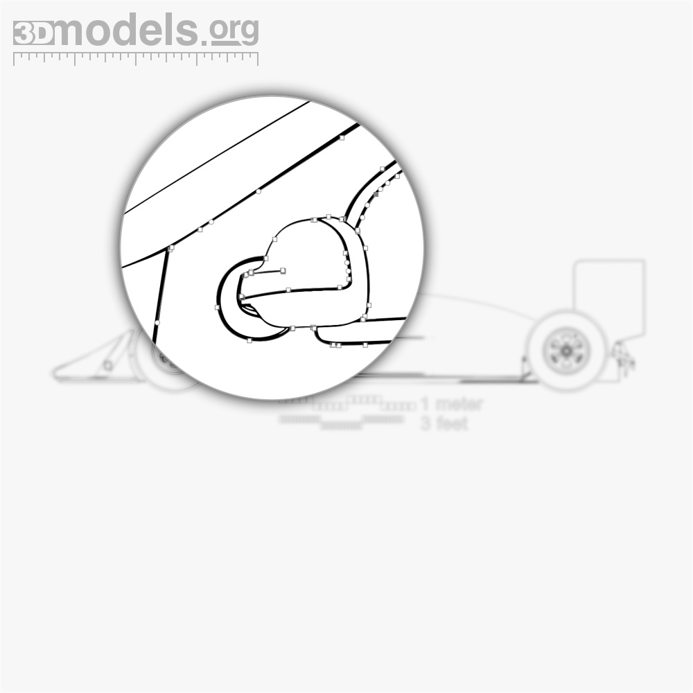 McLaren-Honda MP4/4 1991 Vector Blueprint - 3DModels.org