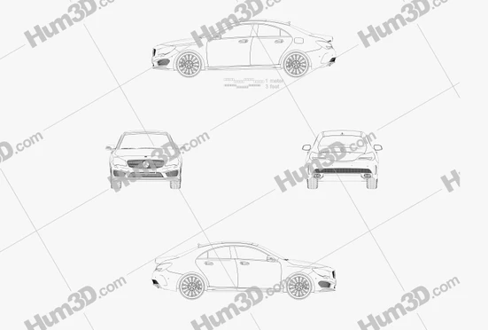 AMG blueprints Download in PNG - 3DModels.org