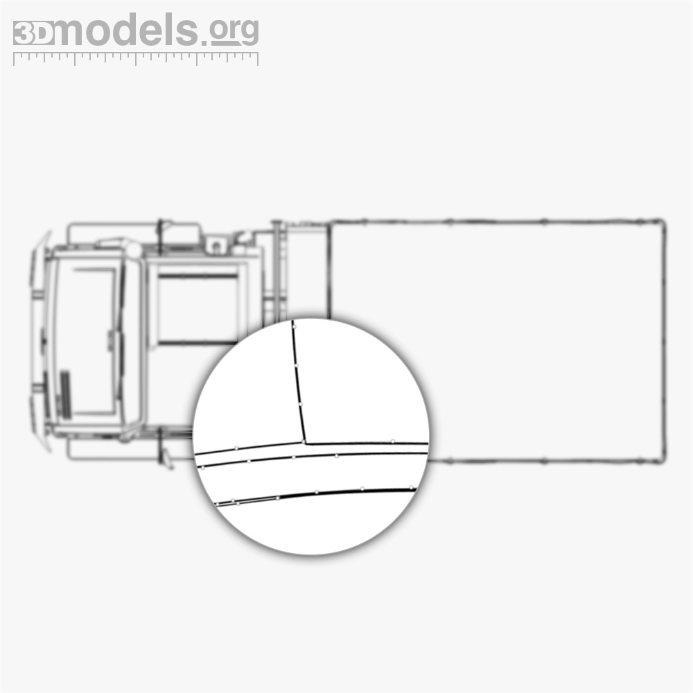 Mercedes-Benz Unimog U5000 Military Truck 2009 Vector Blueprint ...