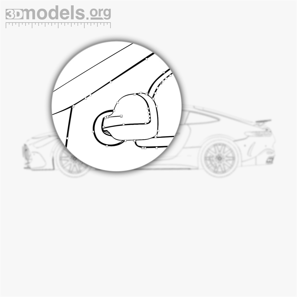 Mercedes-Benz AMG GT coupe S E Performance UK-spec 2025 Vector ...