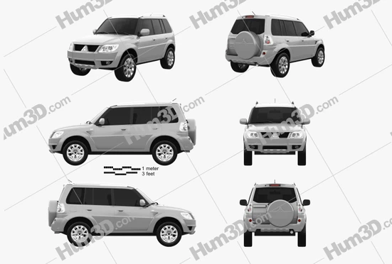 Mitsubishi blueprints Download in PNG - 3DModels.org