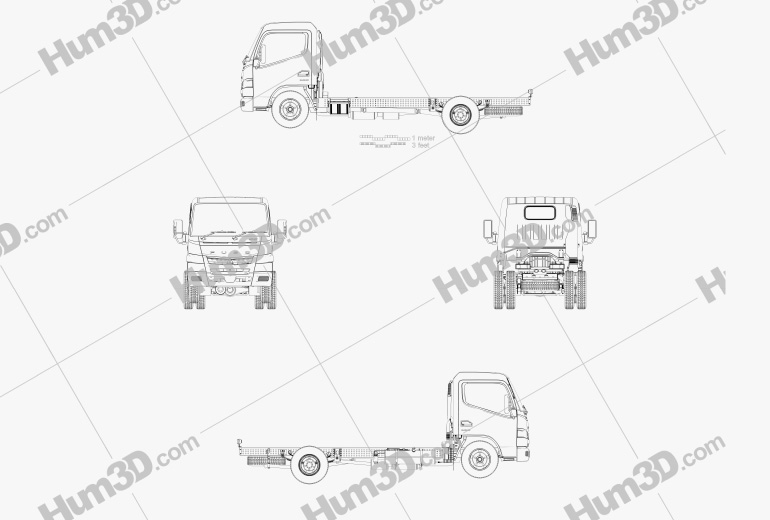 Mitsubishi Fuso Canter 515 Superlow City Cab Chassis Truck 2019 ...