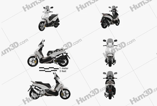Piaggio blueprints Download in PNG - 3DModels.org