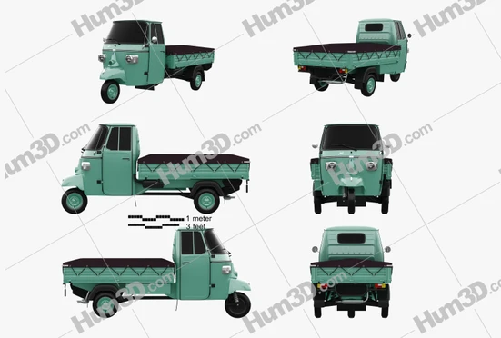 Piaggio blueprints Download in PNG - 3DModels.org