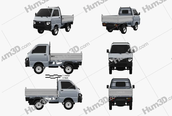 Piaggio blueprints Download in PNG - 3DModels.org