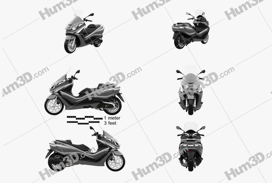 Piaggio blueprints Download in PNG - 3DModels.org
