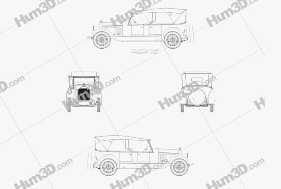 Pierce blueprints Download in PNG - 3DModels.org