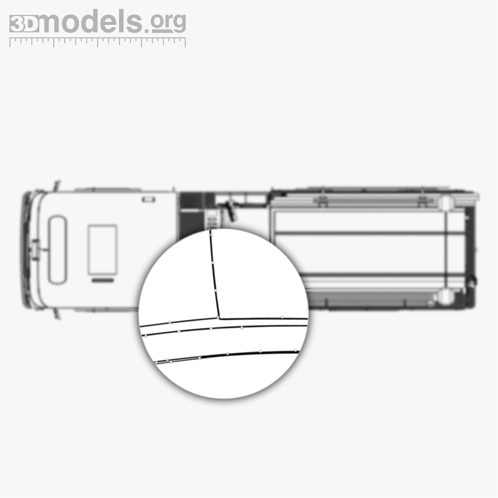 Pierce Fire Truck Pumper 2015 Vector Blueprint - 3DModels.org