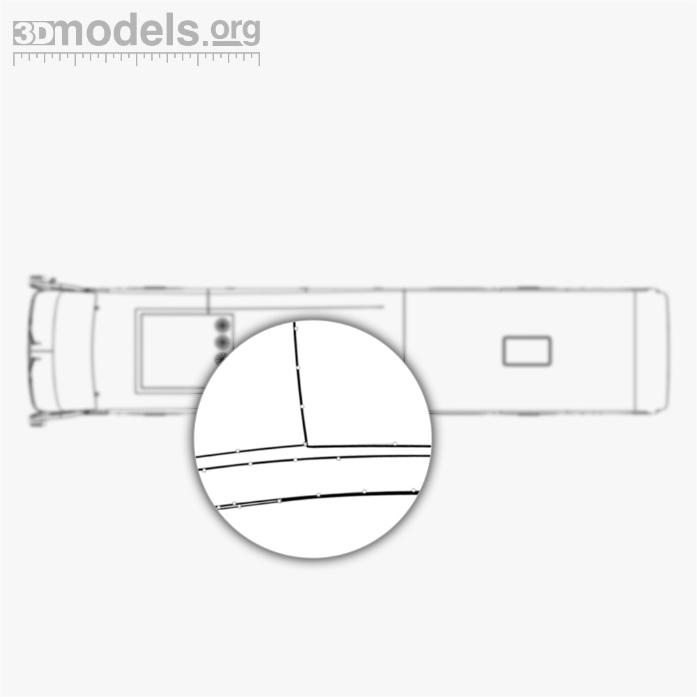 Plaxton Elite NZ-spec Autobus 2017 Plan Vectoriel - 3DModels.org