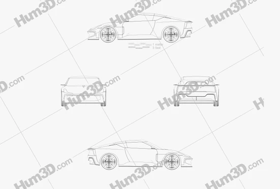 Polestar blueprints Download in PNG - 3DModels.org