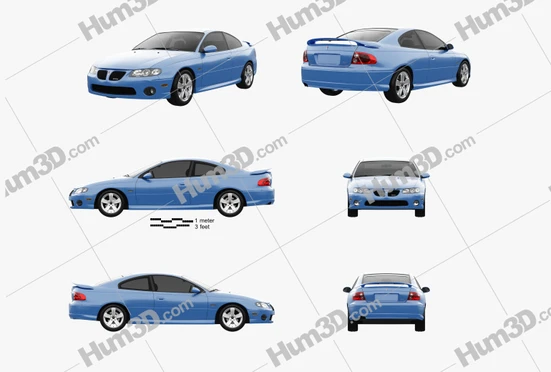 Plans de voitures pour la modélisation 3D - 3DModels.org