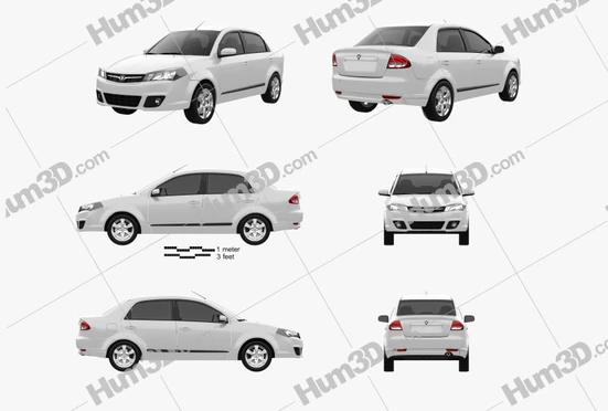 Proton Saga blueprints Download in PNG - 3DModels.org